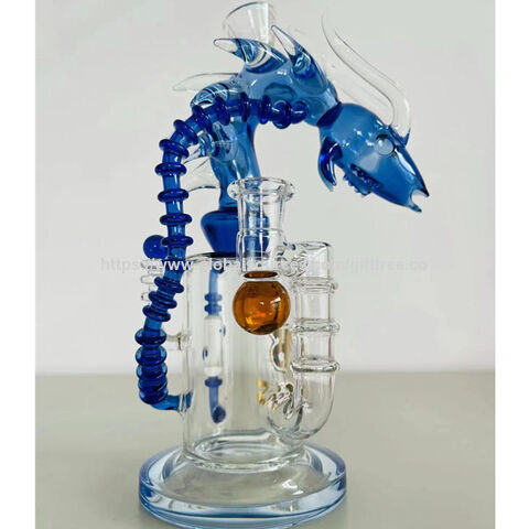 Buy Wholesale China New Custom Design Dragon Shaped Glass Bong Recycler ...