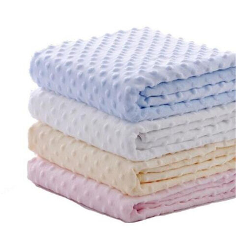 Buy Wholesale China 100% Polyester Solid Color Baby Blanket For Baby ...