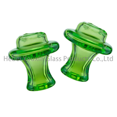Buy Wholesale China Wholesale New Glass Green Color Carb Cap Glass ...