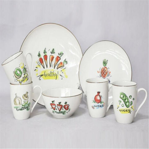 Buy Wholesale China Fruit And Vegetable Ceramic Western Stoneware Set ...