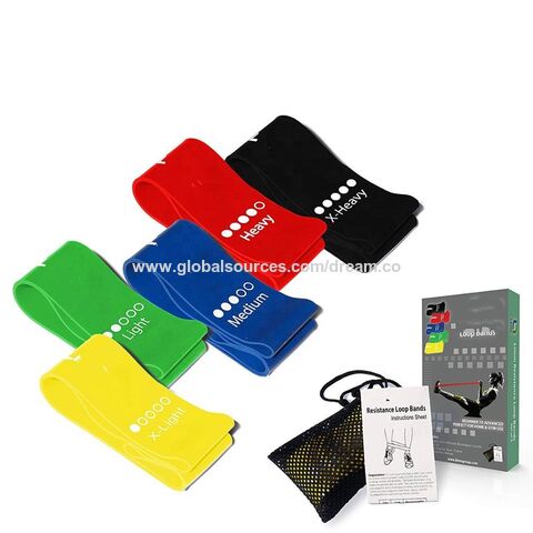 Buy China Wholesale Custom Logo 5 Pieces Theraband Hip Resistance ...