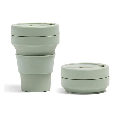 Buy Wholesale China Popular Collapsible Coffee Cup With Lid Collapsable ...