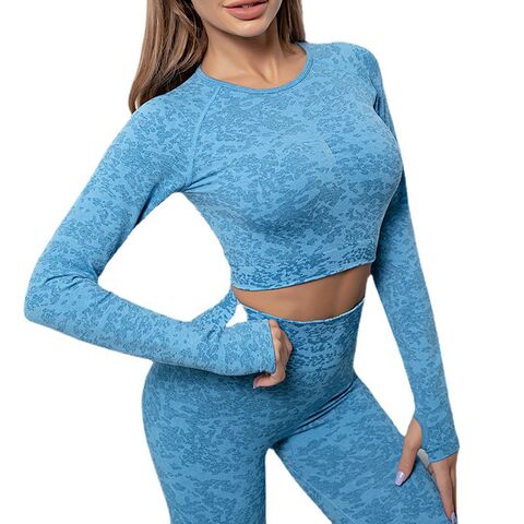 Seamless Women's Yoga Outfits Set Workout Tracksuits Sports Bra High Waist Legging Shorts Active ...