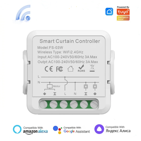 Buy Wholesale China Tuya Mini 10a Curtain Smart Switch Curtain Tuya ...