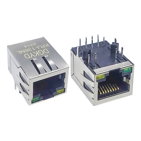 Buy Wholesale China Krj-138nl 10/100 Rj45 Ethernet Connector With ...
