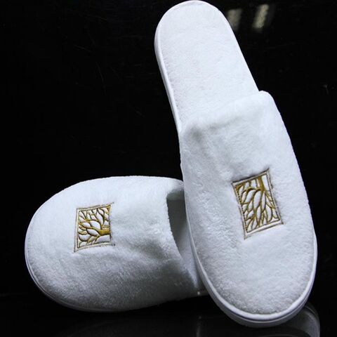 Buy Wholesale China Hotel Slippers Custom Disposable Guest Slippers ...