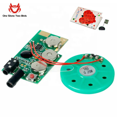Buy Wholesale China Recordable Voice Module, Diy Greeting Card Chip 120 ...