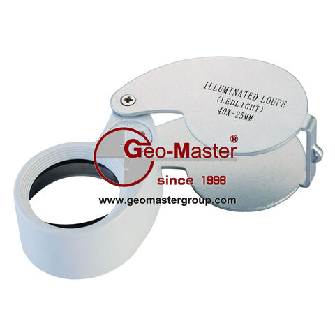 Buy Wholesale China 40× Acrylic Led Geological Loupe/magnifier/hand ...