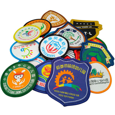 Buy Wholesale China Clothing Accessories Woven Patch Label With Glue On ...