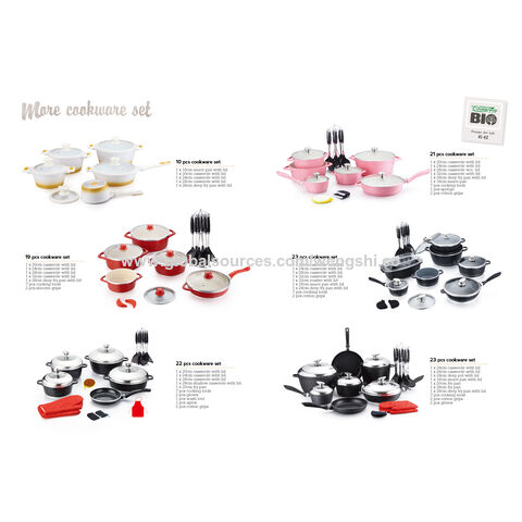 Buy Wholesale China Cookware Glass Lid Optional Bottom 11/22/21/10/25 ...