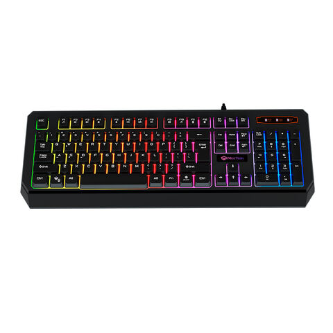 Meetion Mt-k9320 New Luminous Standard 104-key Membrane Rgb Waterproof ...