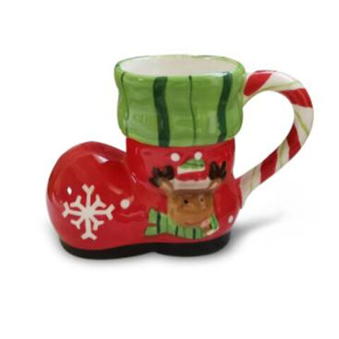Buy Wholesale China Handpainting Dolomite Boot Tea Mug With Reindeer ...
