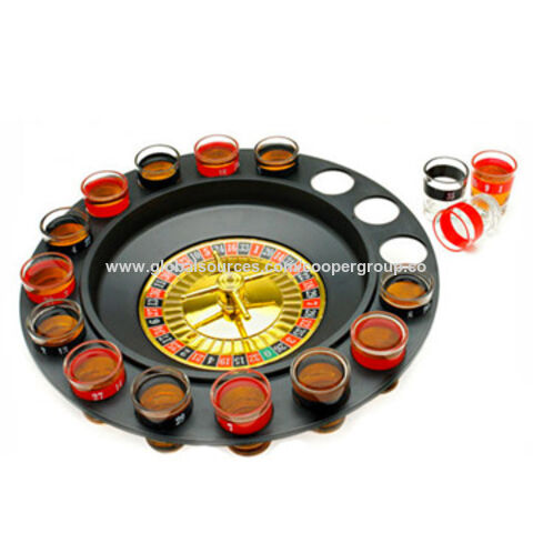 Buy Wholesale China Dinner 16 Shot Glass Roulette Drinker Spinning ...