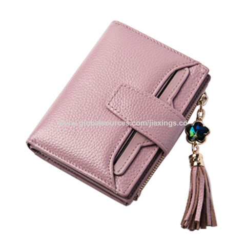Buy Wholesale China Factory Price Women's Small Short Leather Purse ...