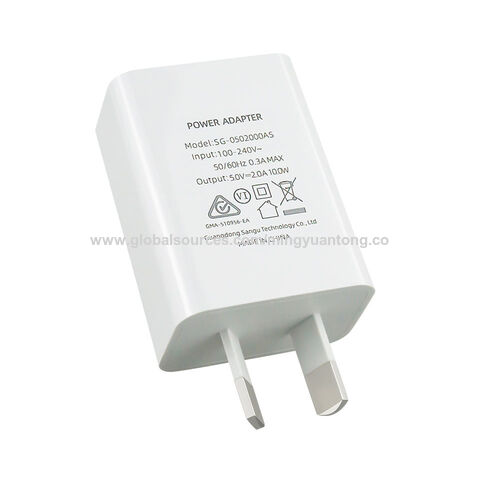 Buy Wholesale China New Zealand Australia Usb Charger 5v 2a Saa Rcm ...