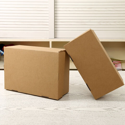 Buy Wholesale China Stock Cowhide Paper Shoe Box Storage Corrugated Box ...