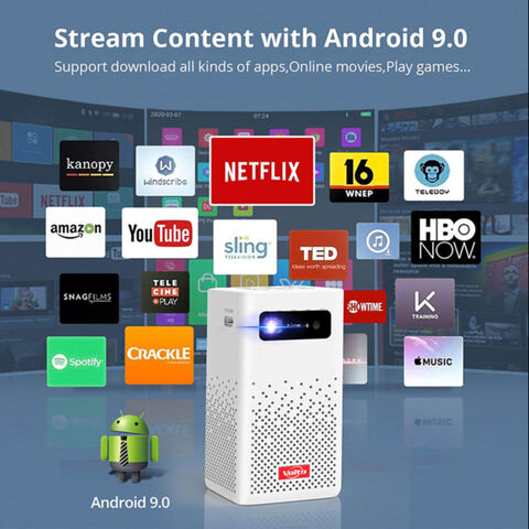 Dlp Portable Projector Android 3d 4k Theater Mobile Phone Led Pico ...