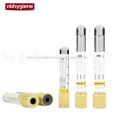 Buy Wholesale China Yellow Top Gel And Clot Activator Serum Tube Blood ...