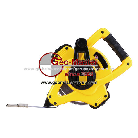 Buy China Wholesale 50m &100m Nylon-coated Steel Measuring Tape With 4x ...