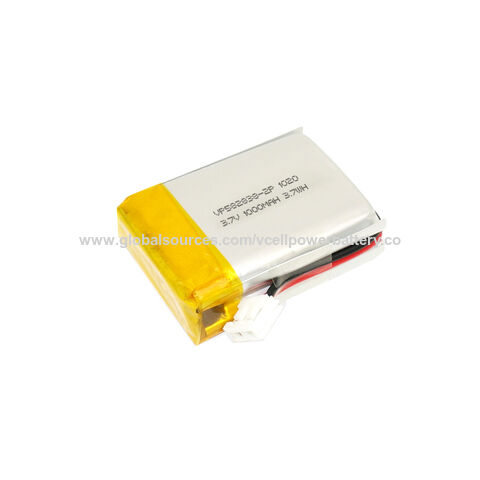 Buy Wholesale China 582838 2p Rechargeable 3.7v 1000mah Lithium Ion Li ...