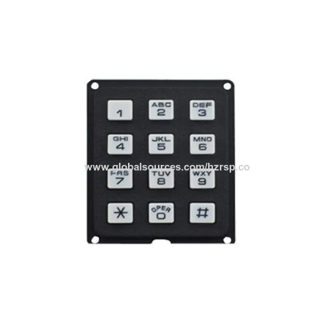 Buy Wholesale China Wholesale 2 Button Matrix Plastic Chiclet Keyboard ...