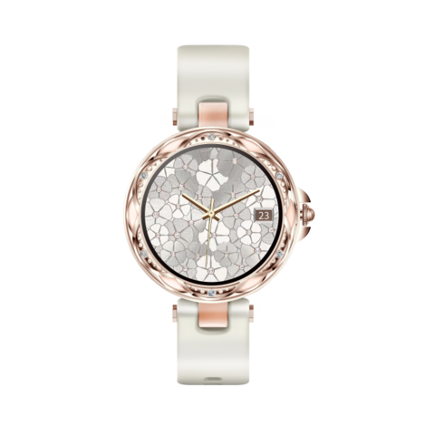 Lady Best Selling Fashion Zinc Alloy Metal Smartwatches Waterproof And ...