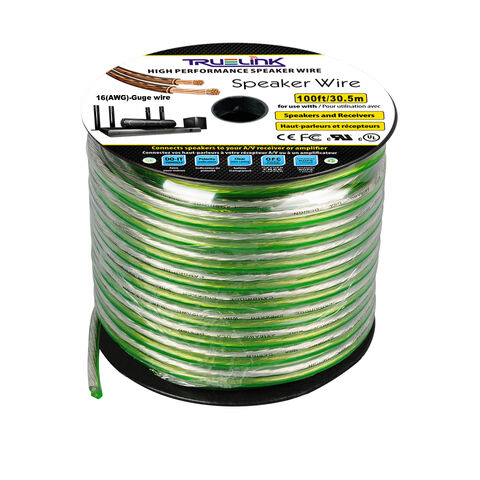 Buy Wholesale China Transparent Green Speaker Cable, Cpr Rated, Ofc ...
