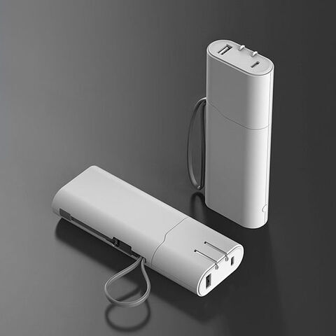 Buy Wholesale China 10000mah Power Bank With Built-in Cable And Gan ...