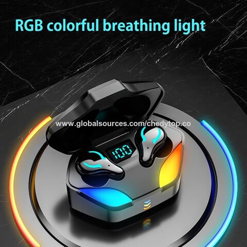 Buy Wholesale China Factory Colorful Led Light Tws Earbuds With Gamd ...