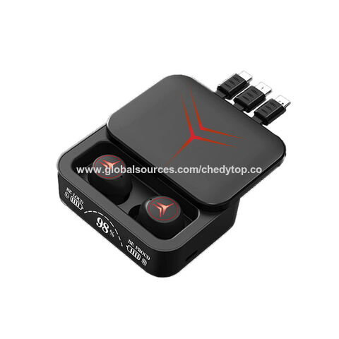 Buy Wholesale China Factory Led Light Tws Earbuds With Charging Cases ...