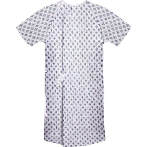 Buy Wholesale China Cotton Blend Hospital Gown, Back Tie, 45" Long & 61 ...