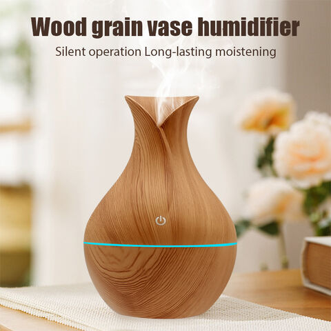 Buy Wholesale China Essential Oil Diffuser Creative Wood Grain Vase ...