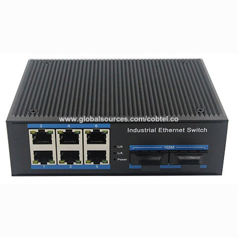 Buy Wholesale China 6-port 10/100base-tx +2-port 100base-fx Industrial ...