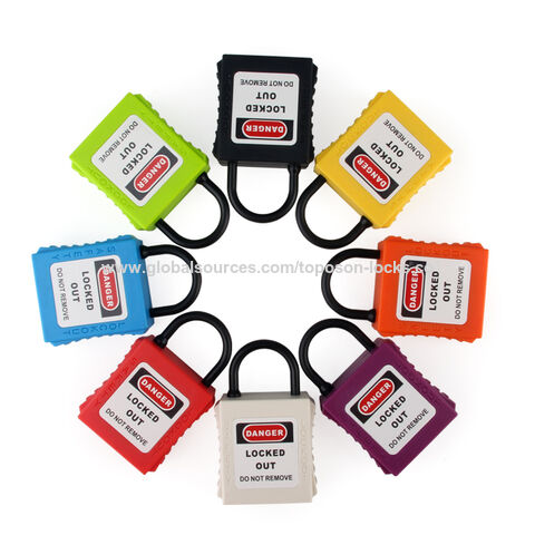 Buy Wholesale China 38mm Multicolor Safety Padlock With Master Key ...