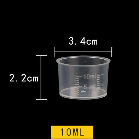 Buy Wholesale China Thick Plastic Measuring Cups 100ml 50ml 30ml 20ml ...