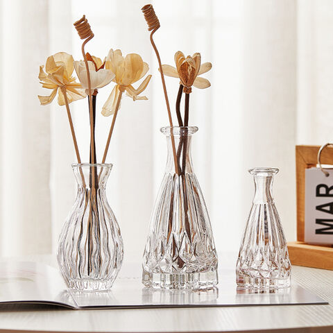 50ml 100ml 150ml Luxury Empty Transparent Glass Aroma Diffuser Bottles ...