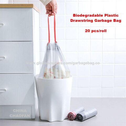 Plastic Drawstring Trash Bag On Roll Garbage Bag - Expore China ...