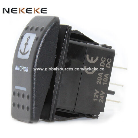 Buy Wholesale China Illuminated Marine Waterproof 12v On-off-on 4pins ...