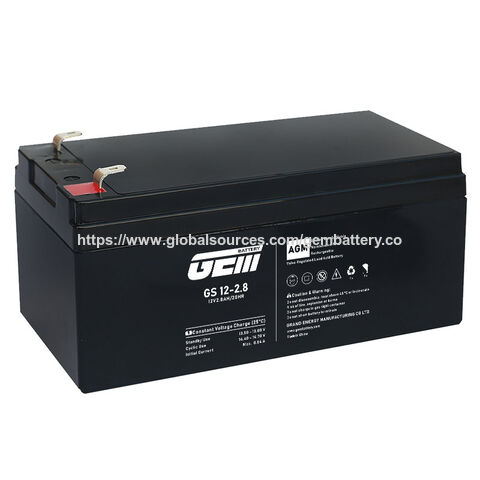 Gem Battery Vrla Agm 12v2.8ah Valve Regulated Lead Acid Battery For ...