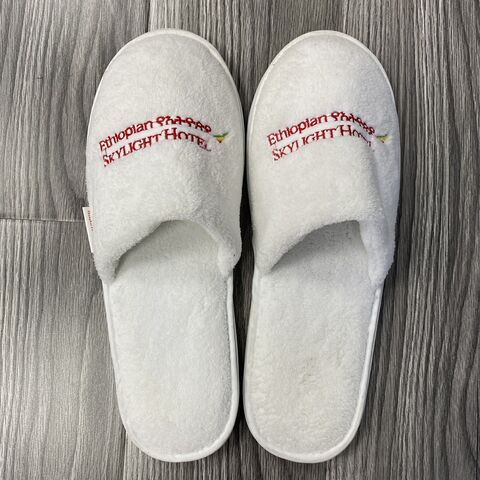 Buy Wholesale China Hotel Slippers Custom Disposable Guest Slippers ...