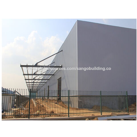 Buy Wholesale China Prefabricated Warehouse Building Construction Iron ...