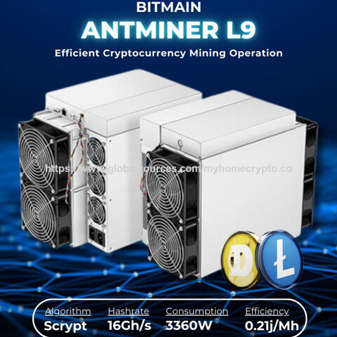 Buy Wholesale China Highest Profit Bitmain Antminer L9 17.6gh/s L7 8800m 9050m 9500m 9300m Asic ...