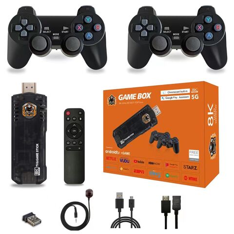 Buy Wholesale China X8 Game Tv Stick 4k Games Arcade Retro Video Game Consoles Dual Wireless ...
