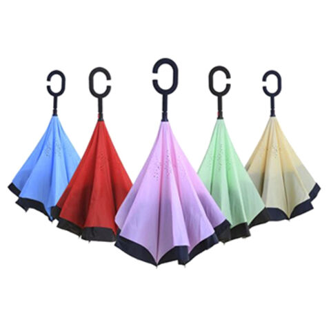 Buy Wholesale China Hot Sale Color Inverted Umbrella & Color Invertible ...