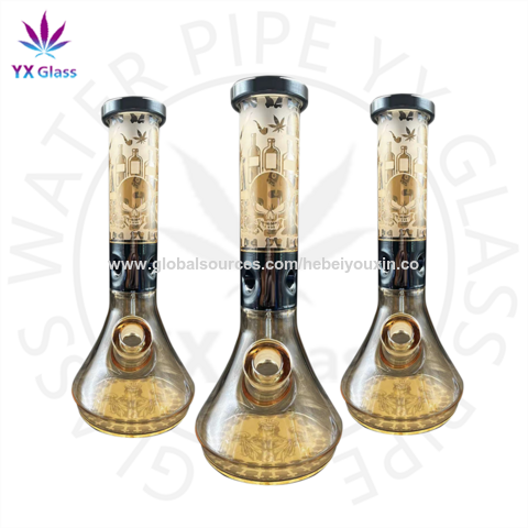 Buy Wholesale China Gold Bong Glass Pipe And Water Pipes Super Heavy ...
