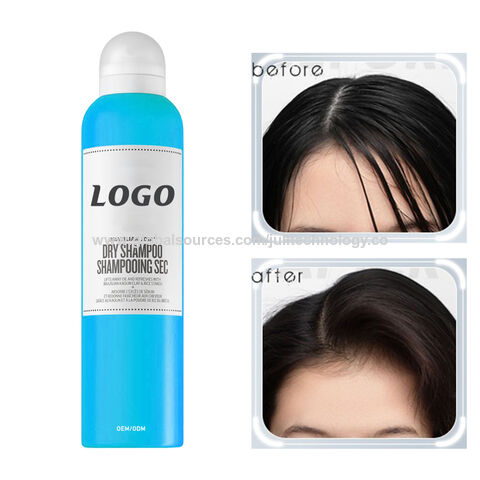 Private Label Logo Manufacturers Hair Dry Shampoo Spray, Hair Dry ...