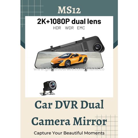 Buy Wholesale Hong Kong SAR Car Dvr Dual Camera Mirror Ms12 - Touch ...