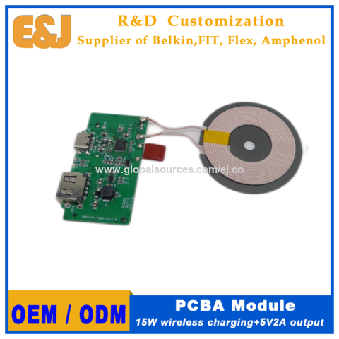 Wireless Charger Transmitter And Receiver Kit Coil Qi Wireless Charging ...