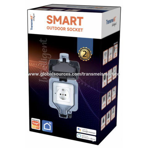 Buy Wholesale China Eu Outdoor Smart Wi-fi Wall Socket Waterproof Ce ...
