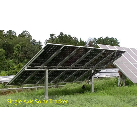 Buy Wholesale China Single Axis Ground Racking Structure Mounting Brackets Solar Tracker Bracket ...